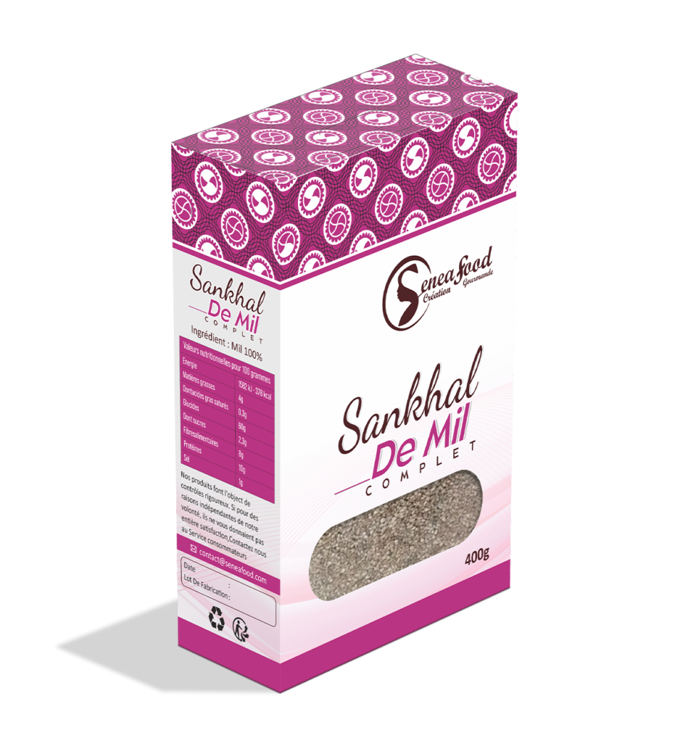 Sankhal de Mil Sénégal 400G - sans gluten - Seneafood