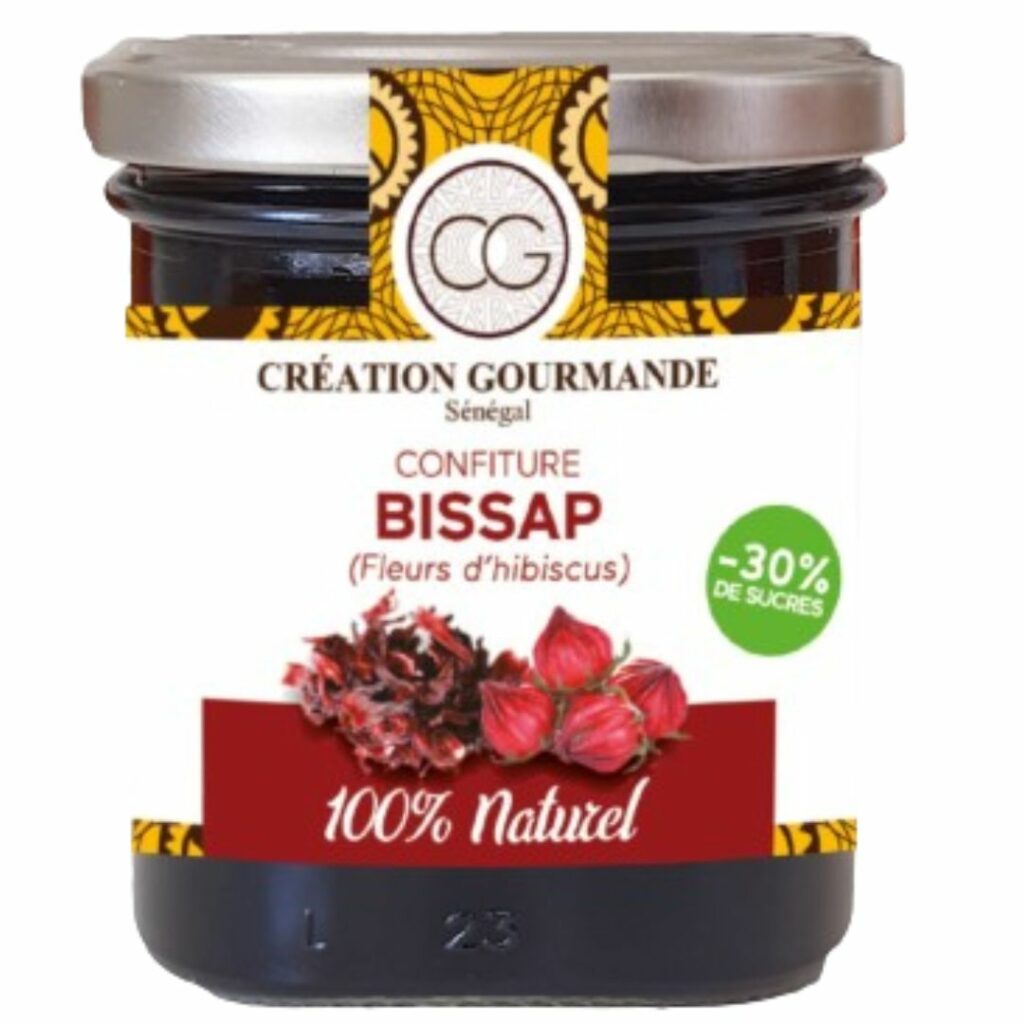 Jus de Fleurs d'hibiscus (Bissap) 1 litre - Seneafood