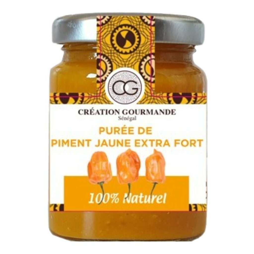 Purée de piment jaune 200G - Seneafood