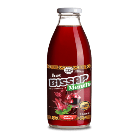Jus de Fleurs d'hibiscus (Bissap) 1 litre - Seneafood